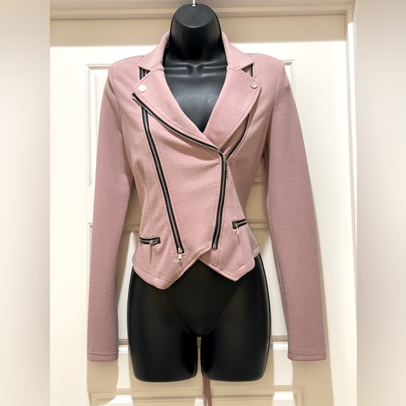 Windsor | Jackets & Coats | Windsor Blush And Black Detailed Jacket ...
